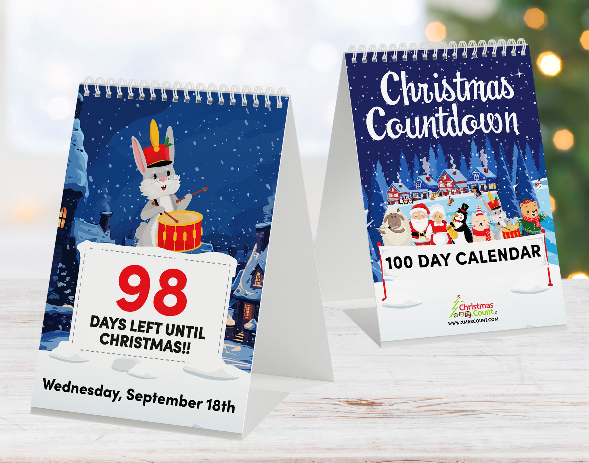 100 Day Christmas Countdown Official Calendar 2025